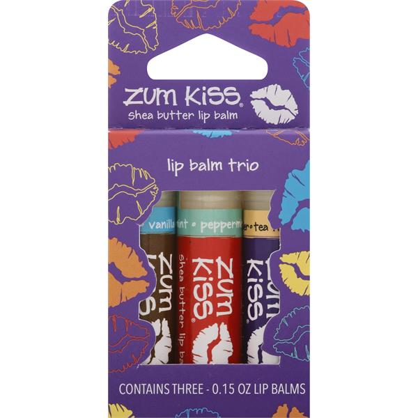 Zum Kiss Lip Balm Trio, Shea Butter | Publix Super Markets