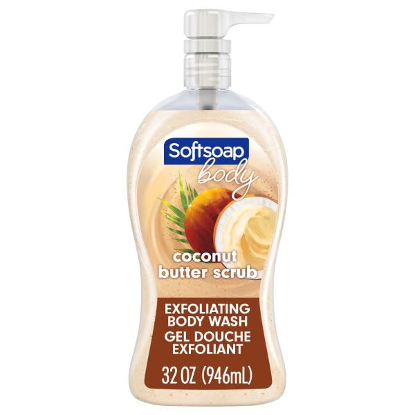 Softsoap Body Scrub Exfoliating Body Wash Pump, Coconut Butter | Publix ...