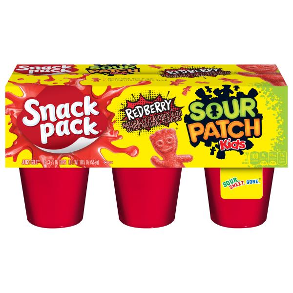 Snack Pack Juicy Gels, Redberry, Sour Patch Kids | Publix Super Markets