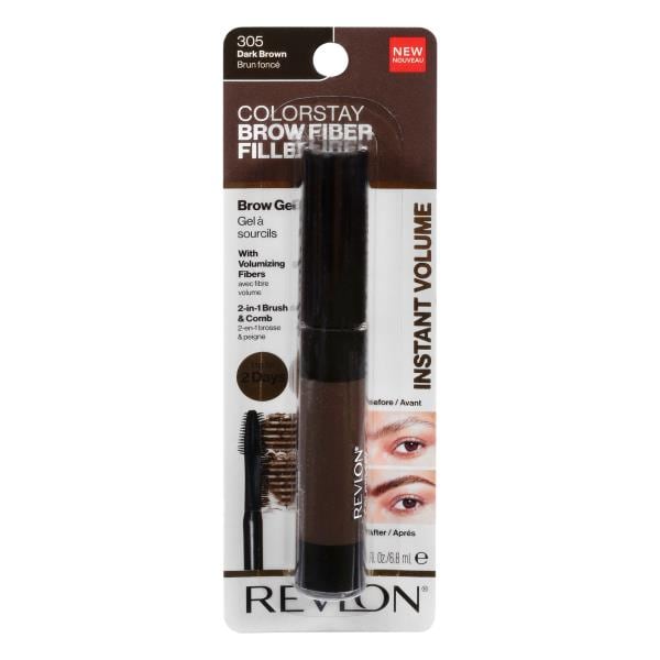 Revlon ColorStay Brow Fiber Filler, Dark Brown 305 | Publix Super Markets