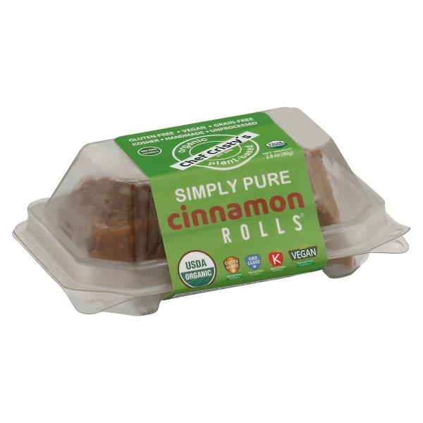 Chef Cristy's Rolls, Organic, Plant-Based, Cinnamon, Simply Pure ...
