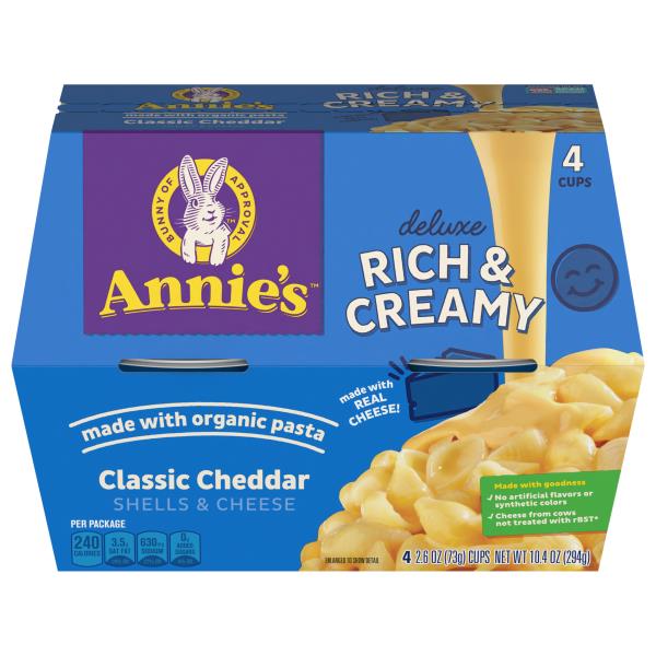 Annie's Deluxe Rich & Creamy Classic Cheddar Shells & Cheese | Publix ...