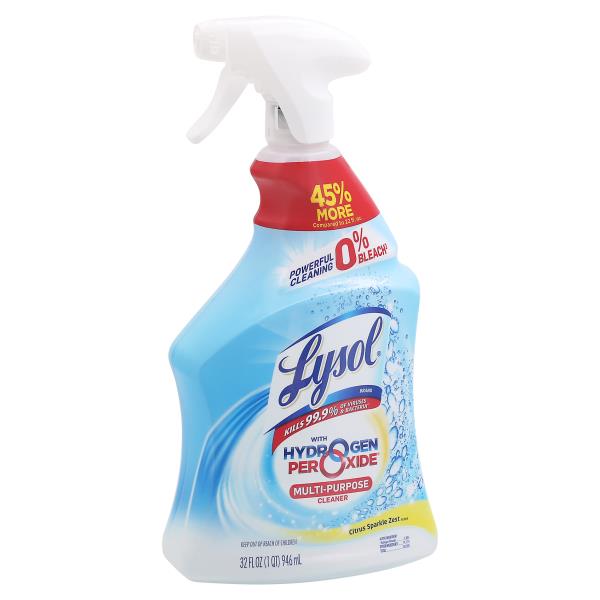 LYSOL® Multi-Purpose Cleaner with Hydrogen Peroxide, Citrus Sparkle ...