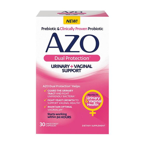 Azo Urinary + Vaginal Support, Capsules, Dual Protection | Publix Super ...