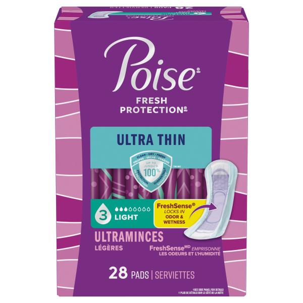 Poise Fresh Protection Ultra Thin Light Pads | Publix Super Markets