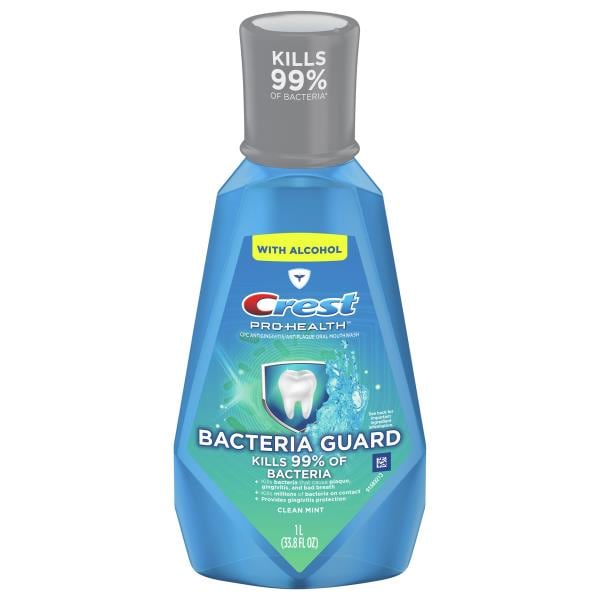 Crest Pro-Health Oral Mouthwash, Clean Mint, Bacteria Guard | Publix ...