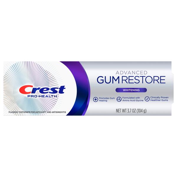 Crest Pro Health Toothpaste, Advanced Gum Restore, Whitening | Publix ...