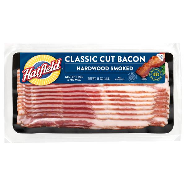 Hatfield Bacon, Hardwood Smoked, Classic Cut | Publix Super Markets