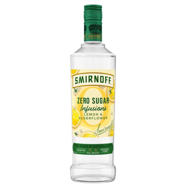 Smirnoff Lemon & Elderflower Zero Sugar Infusions Vodka | Publix Super ...