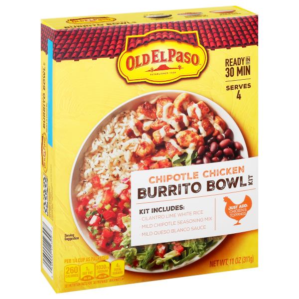 Old El Paso Burrito Bowl Kit, Chipotle Chicken | Publix Super Markets