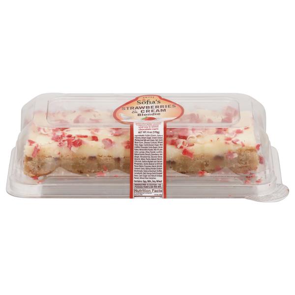 Sweet Sofia's Bakery Blondie, Strawberries & Cream | Publix Super Markets