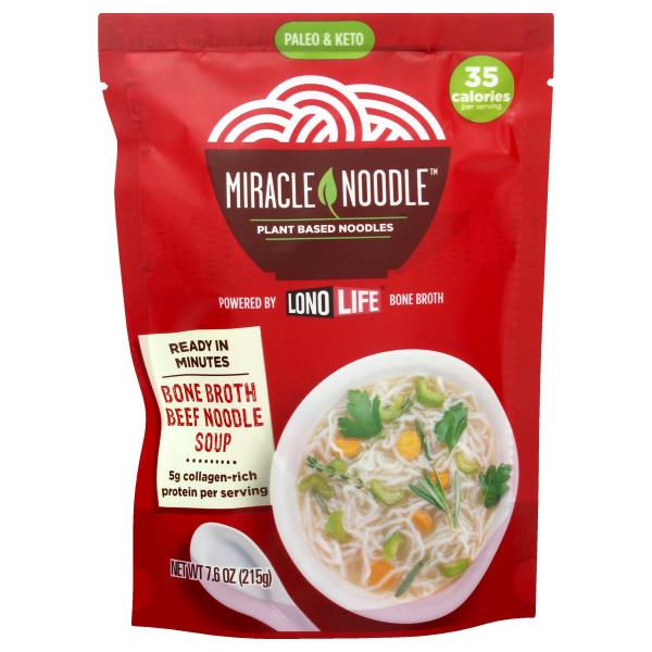 Miracle Noodles Noodle Soup, Bone Broth Beef | Publix Super Markets