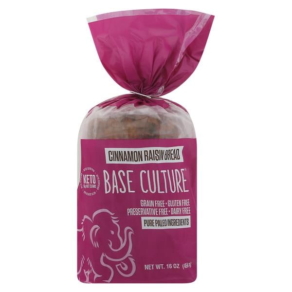 Base Culture Bread, Keto, Cinnamon Raisin | Publix Super Markets