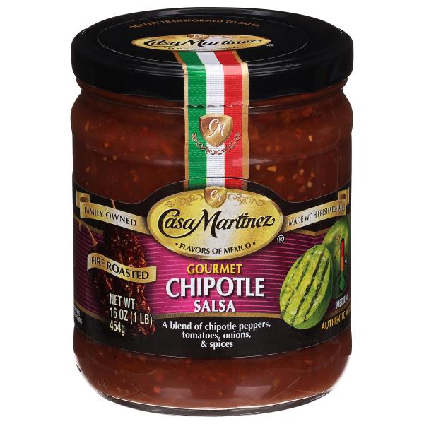 Casa Martinez Fire Roasted Gourmet Medium Chipotle Salsa | Publix Super ...