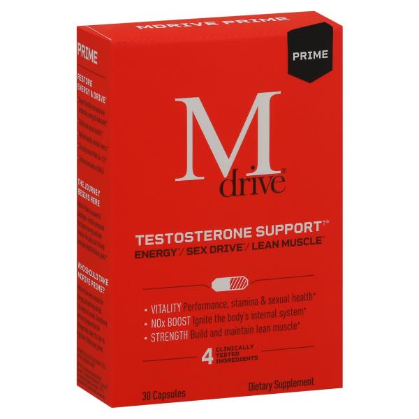Mdrive Testosterone Support, Prime, Capsules | Publix Super Markets