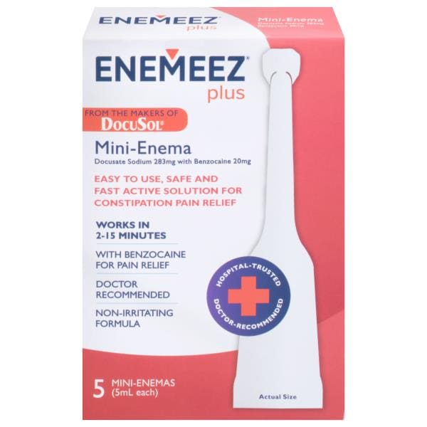 Enemeez Plus Constipation Pain Relief, Mini-Enema | Publix Super Markets