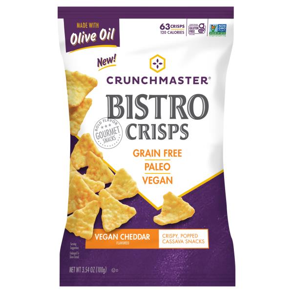 Crunchmaster Bistro Crisps, Vegan Cheddar | Publix Super Markets