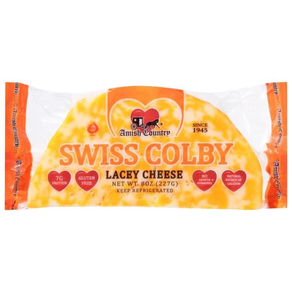 Amish Country Lacey Cheese, Swiss Colby | Publix Super Markets