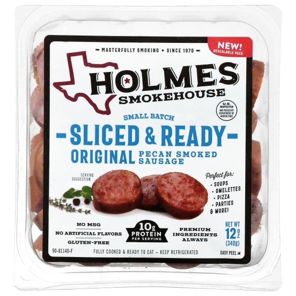 Holmes Smokehouse Sliced & Ready Original Pecan Smoked Sausage | Publix ...