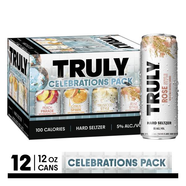 TRULY Hard Seltzer Hard Seltzer, Variety Pack, Celebrations | Publix ...