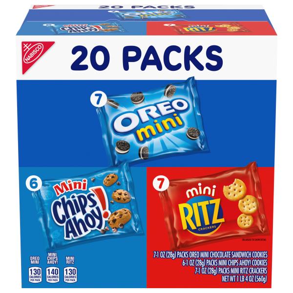 Nabisco Cookies & Crackers, Mini, 20 Pack | Publix Super Markets