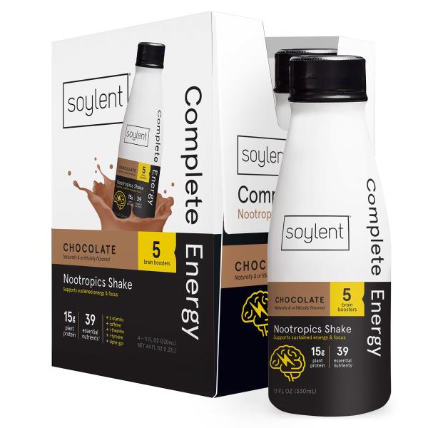 Soylent Nootropics Shake, Chocolate, 4 Pack | Publix Super Markets