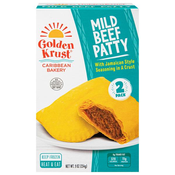 Golden Krust Patty, Beef, Mild, 2 Pack | Publix Super Markets