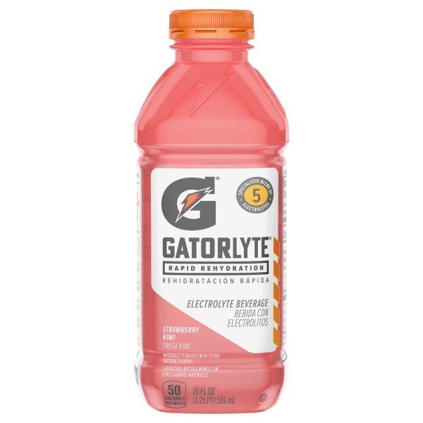 Gatorade Gatorlyte Electrolyte Beverage, Rapid Rehydration, Strawberry ...