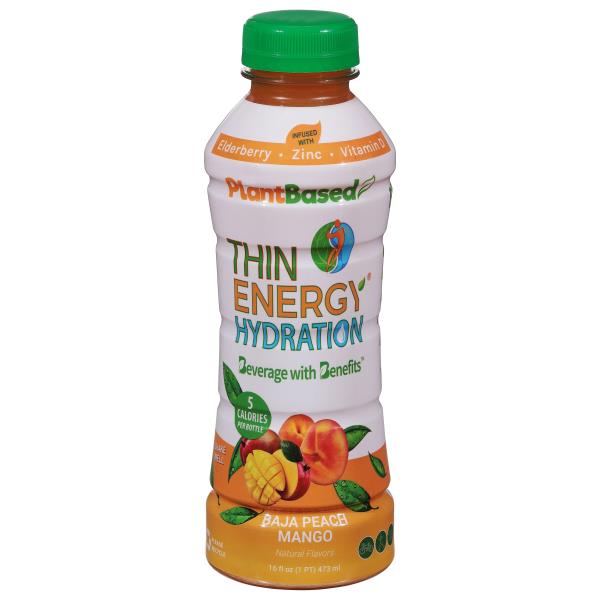 Thin Energy Complete Wellness Hydration, Peach Passion | Publix Super ...