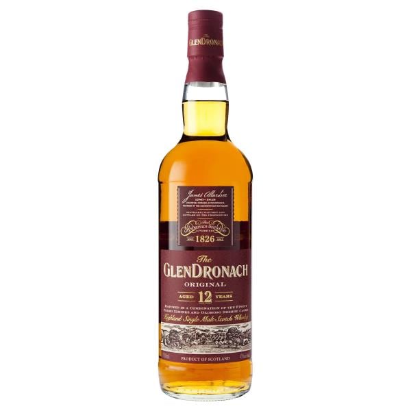 GlenDronach Original Aged 12 Years Scotch, Single Malt Scotch Whisky ...