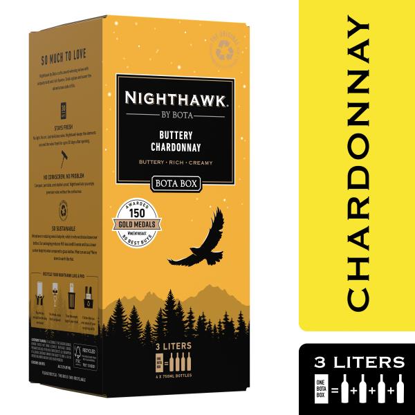 Bota Box Nighthawk Nighthawk Gold Buttery Chardonnay White Wine ...