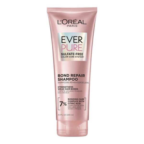 L'Oreal Paris EverPure Sulfate Free Bond Repair Shampoo with Citric ...