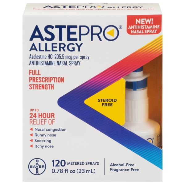 Astepro Allergy Nasal Spray, Antihistamine, Full Prescription Strength ...