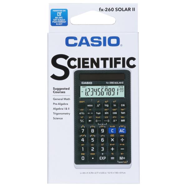 Casio Calculator, Scientific, FX-260 Solar II | Publix Super Markets
