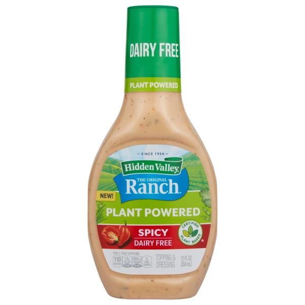 Hidden Valley The Original Ranch Topping & Dressing, Dairy Free, Spicy ...