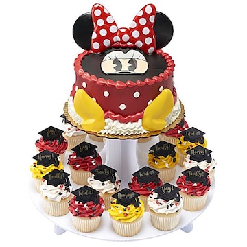 Minnie Graduation Cake and Cupcakes | Publix Super Markets