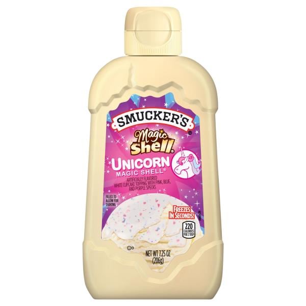 Smucker's Magic Shell Magic Shell Unicorn White Cupcake Flavored ...