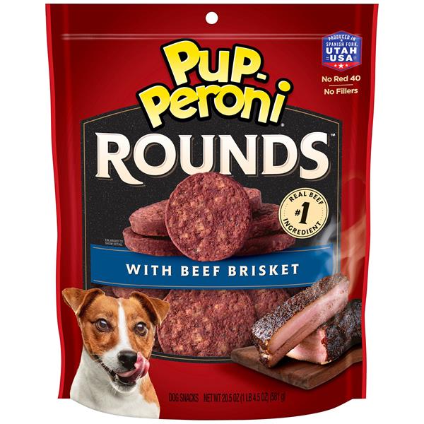 Pup-Peroni Rounds Dog Snacks, with Beef Brisket | Publix Super Markets