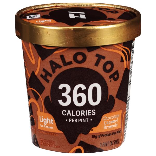 Halo Top Ice Cream, Light, Chocolate Caramel Brownie | Publix Super Markets