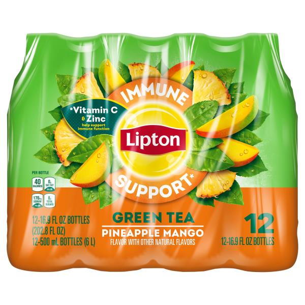 Lipton Green Tea, Pineapple Mango, Immune Support | Publix Super Markets