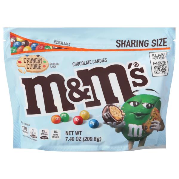 M&M's Chocolate Candies, Crunchy Cookie, Sharing Size | Publix Super ...