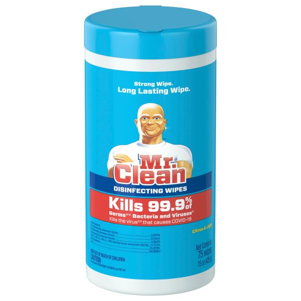 Mr. Clean Disinfecting Wipes, Citrus & Light | Publix Super Markets