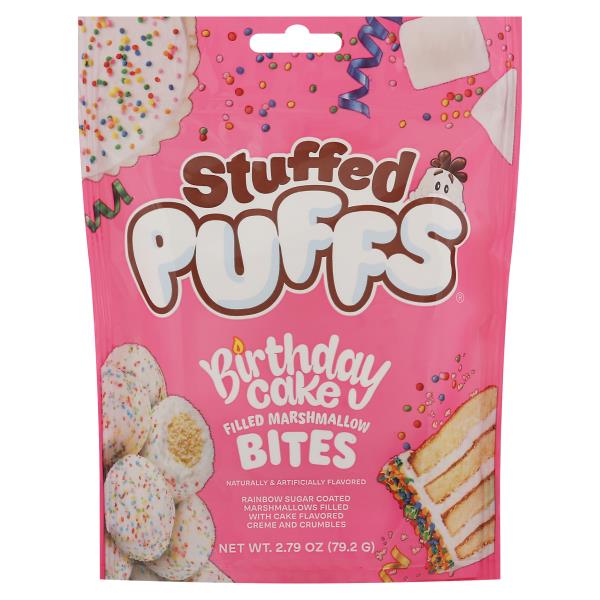 Stuffed Puffs Big Bites Filled Marshmallows, Birthday Cake | Publix ...
