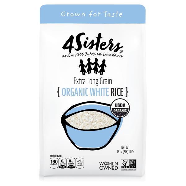4Sisters White Rice, Organic, Extra Long Grain | Publix Super Markets