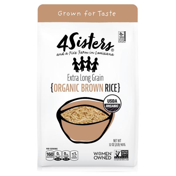 4Sisters Brown Rice, Organic, Extra Long Grain | Publix Super Markets