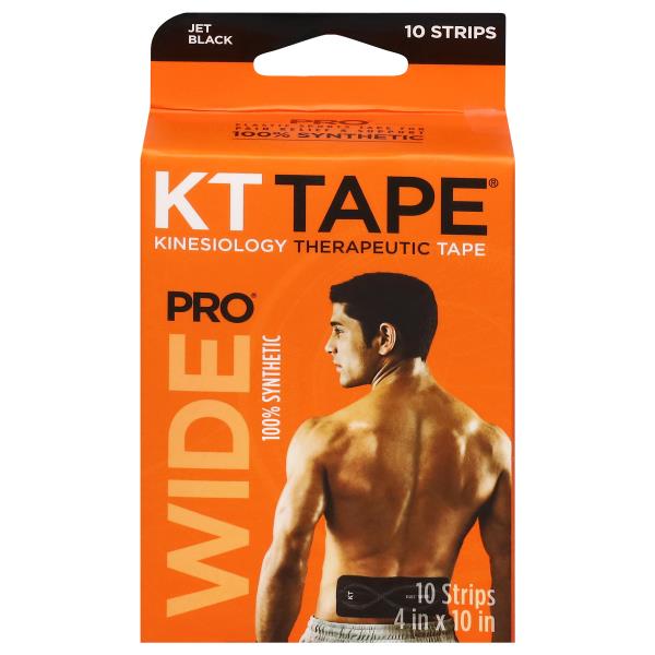 KT Tape Pro Wide Therapeutic Tape, Jet Black | Publix Super Markets