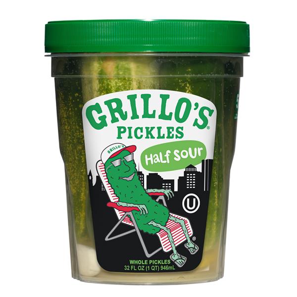 Grillo's Pickles Whole Pickles, Half Sours, Fresh | Publix Super Markets