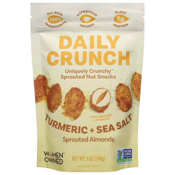 Daily Crunch Sprouted Almonds, Turmeric + Sea Salt | Publix Super Markets