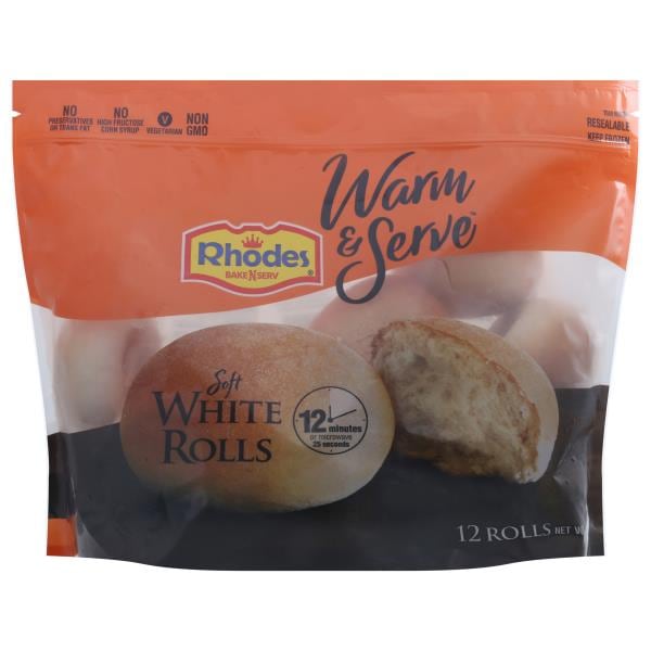 Rhodes Bake-N-Serv White Rolls, Soft | Publix Super Markets