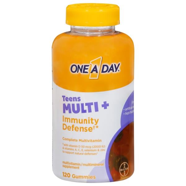 One A Day Complete Multivitamin, Multi +, Teens, Gummies | Publix Super ...